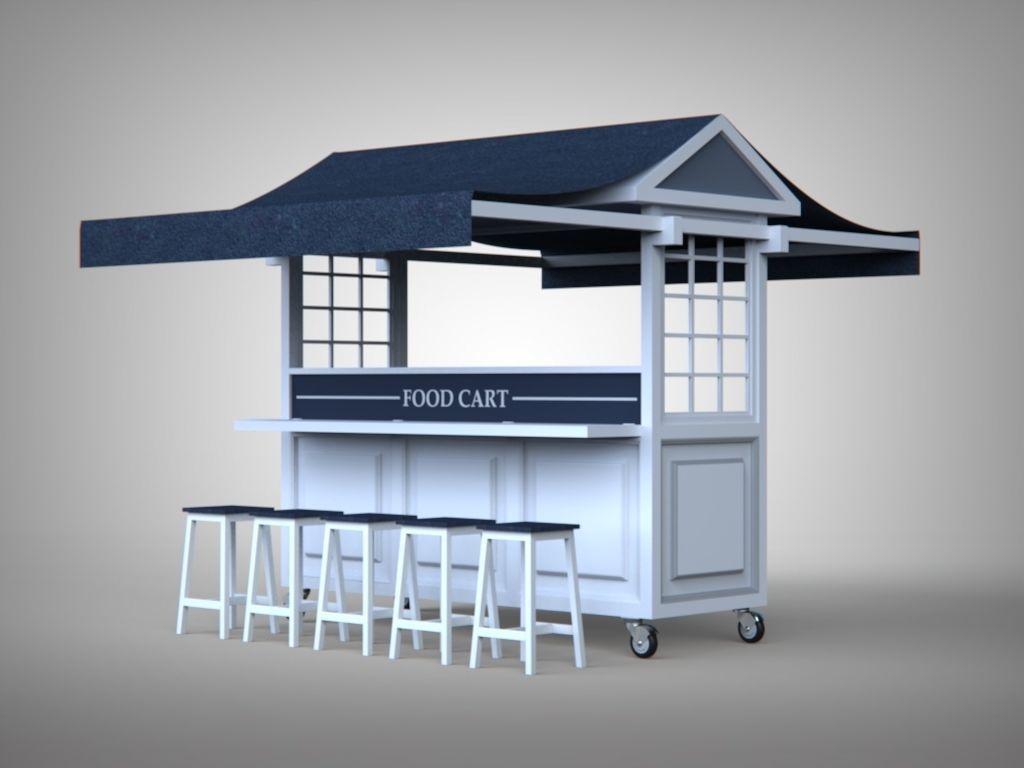 Food Cart 3D model | CGTrader