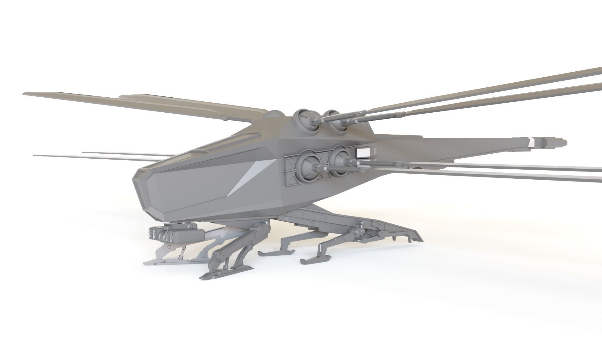Dune Ornithopter 3D model 3D printable | CGTrader