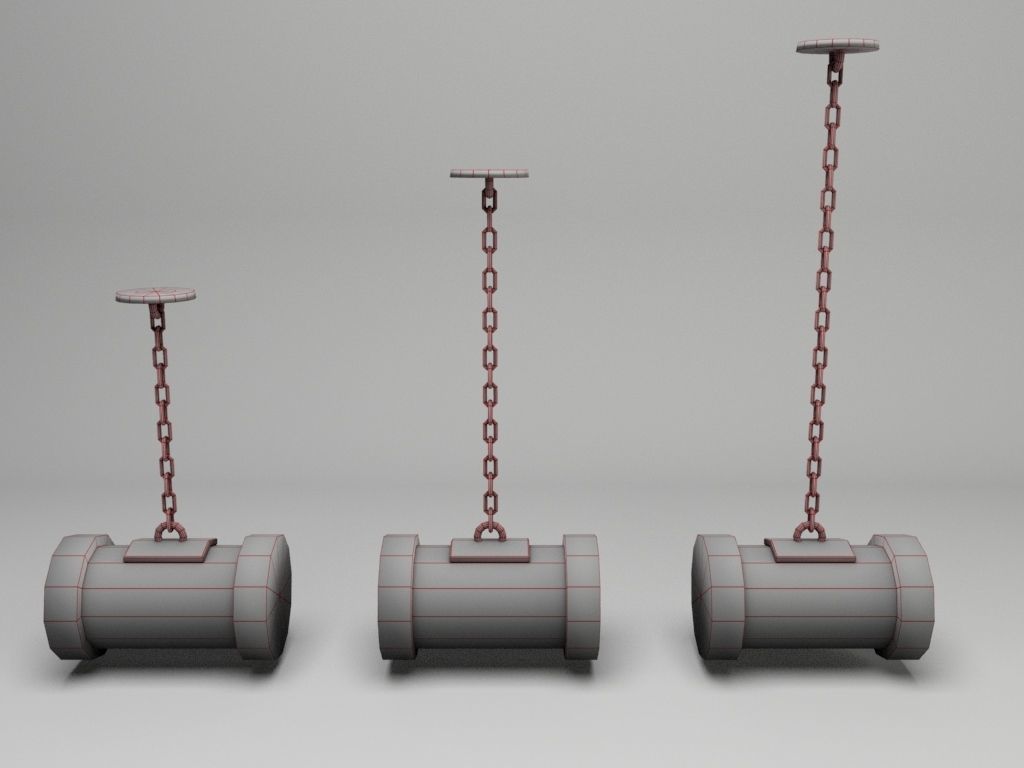 Modular Obstacles Pack 2 for Game Low-poly 3D model free VR / AR / low ...