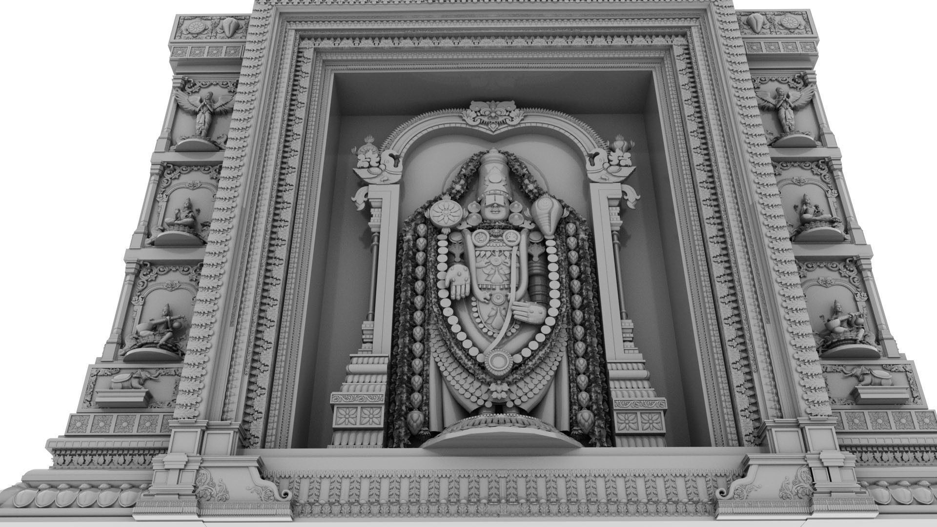 lord balaji venkateswara 3d model 3D model | CGTrader
