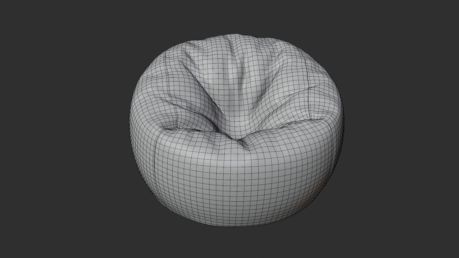 Bean bag free 3D model | CGTrader