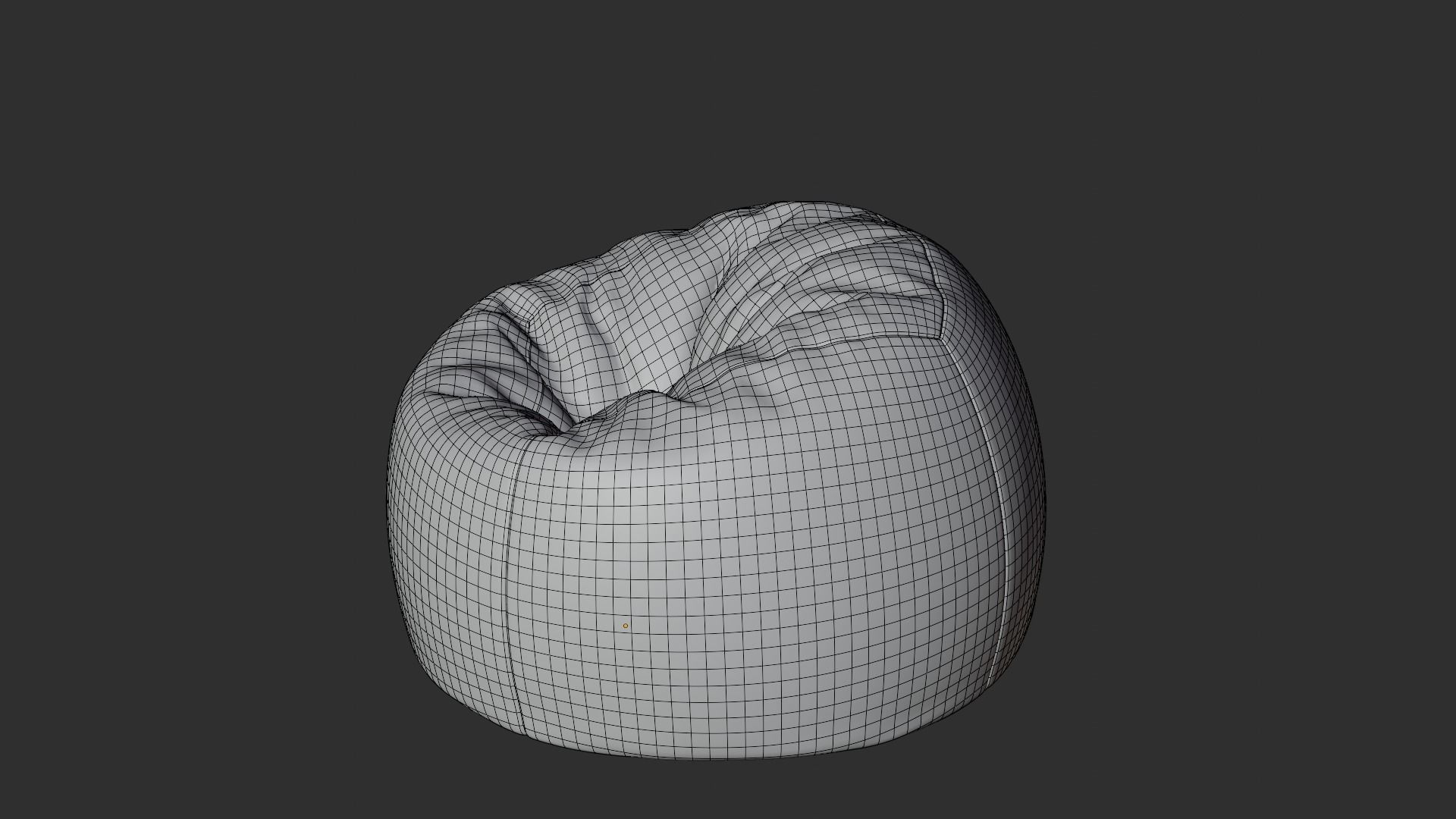 Bean bag free 3D model | CGTrader