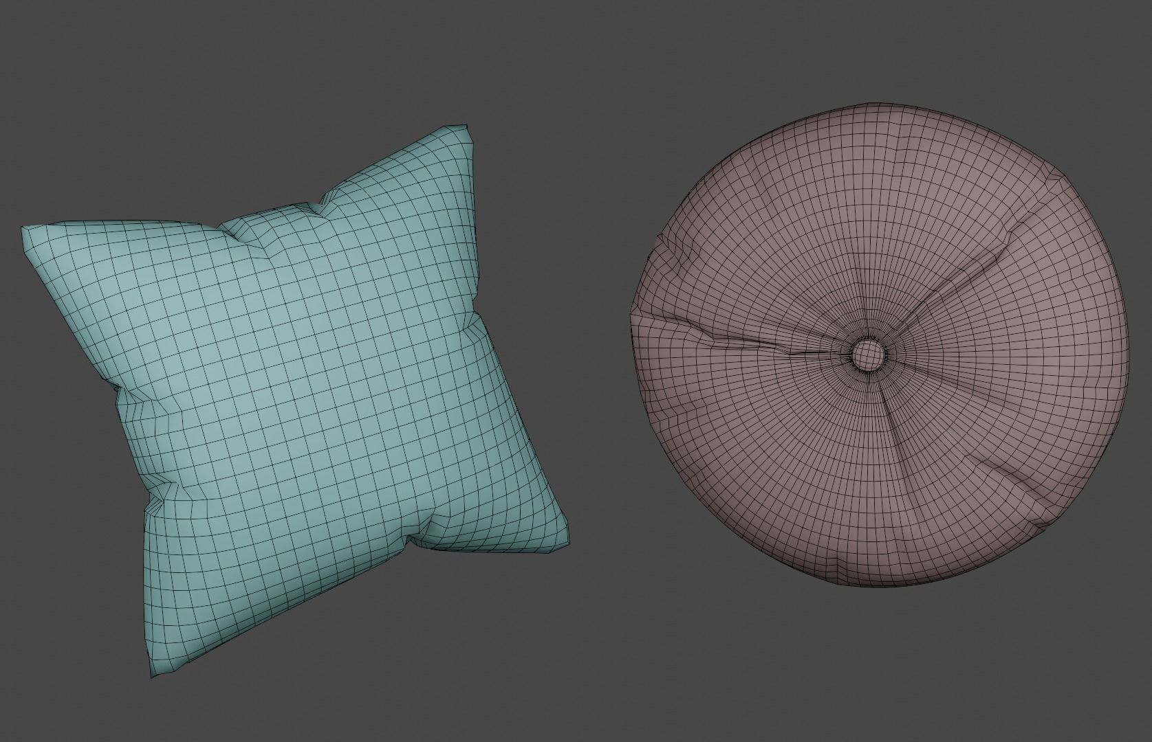 pillow for creating an interior free VR / AR / low-poly 3D model | CGTrader