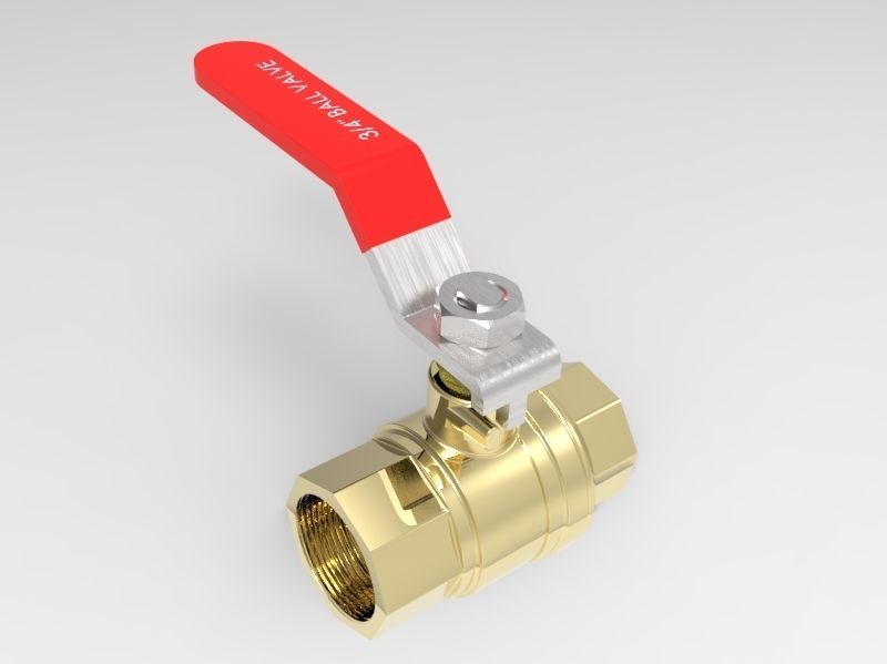 Ball Valve 3D model | CGTrader