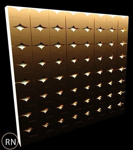 Wall Panel 3D model free 3D model | CGTrader