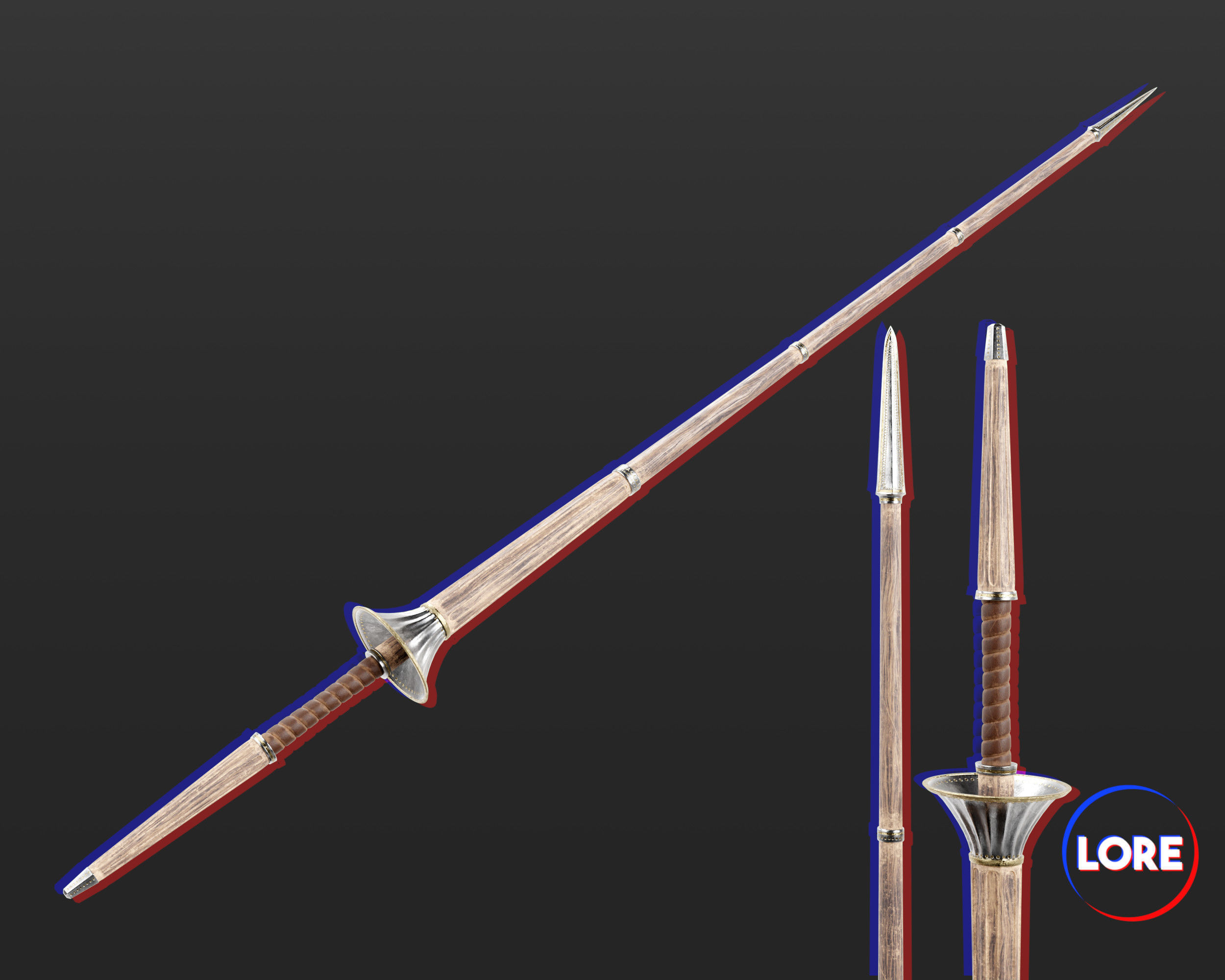 3D model Medieval Noble Weapon Lance VR / AR / low-poly | CGTrader