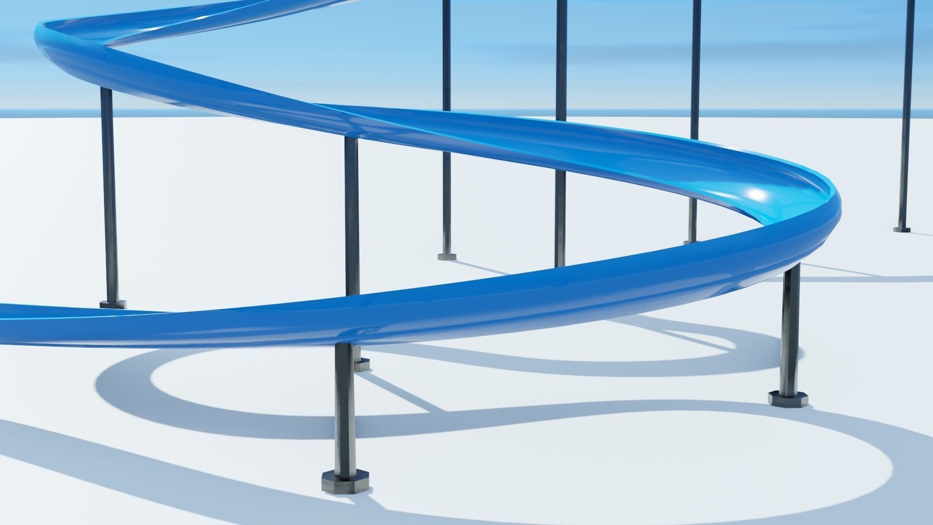 3D model Water Slide VR / AR / low-poly | CGTrader