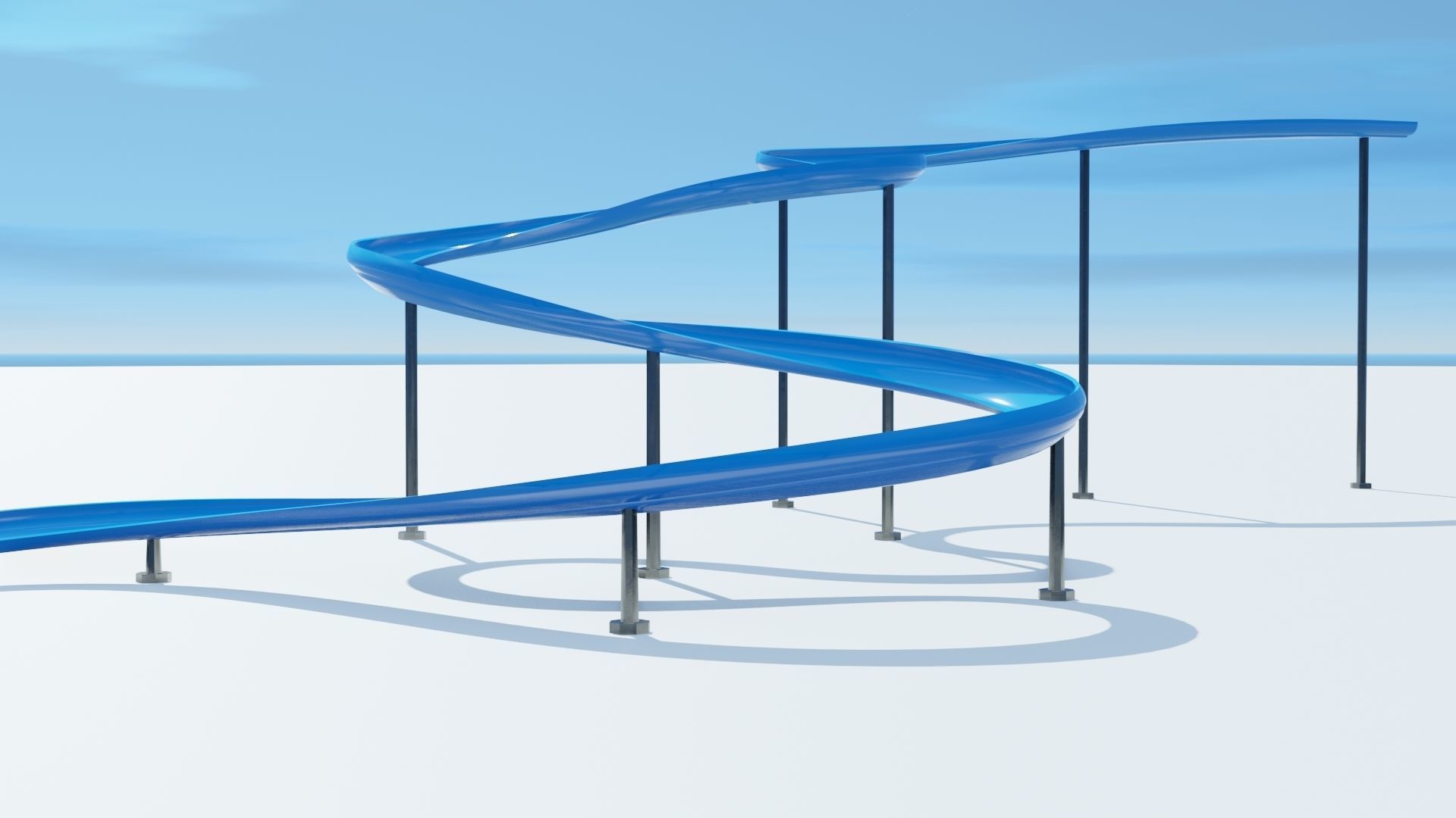 3D model Water Slide VR / AR / low-poly | CGTrader