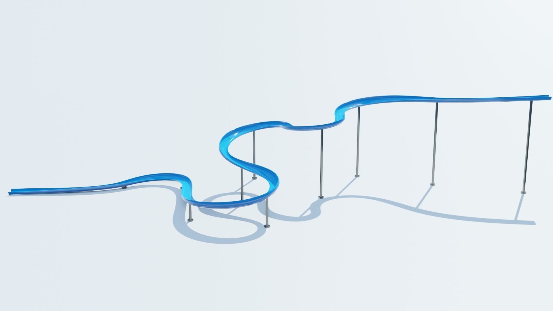 3D model Water Slide VR / AR / low-poly | CGTrader