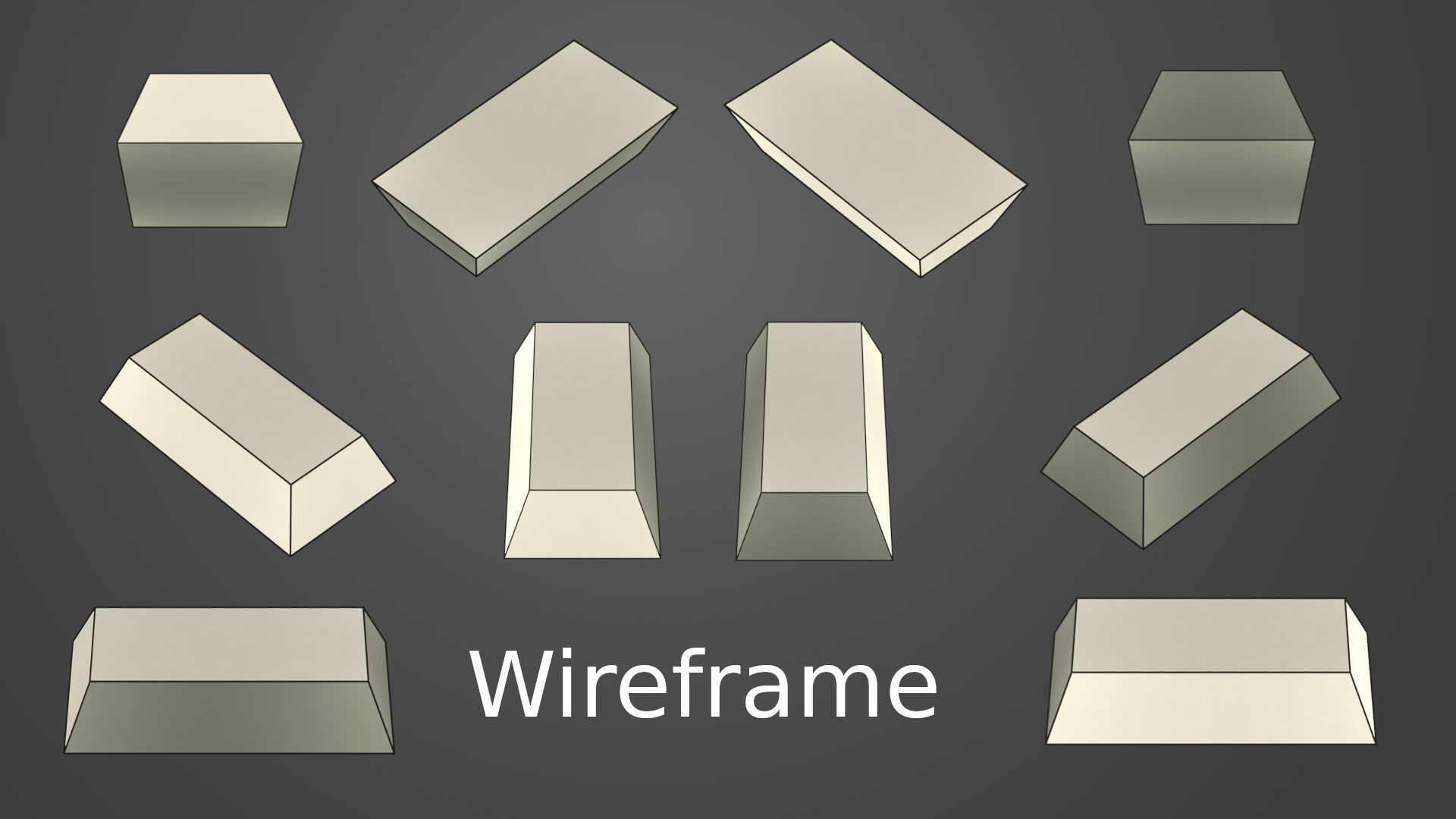 Hand-painted ingots pack free VR / AR / low-poly 3D model | CGTrader