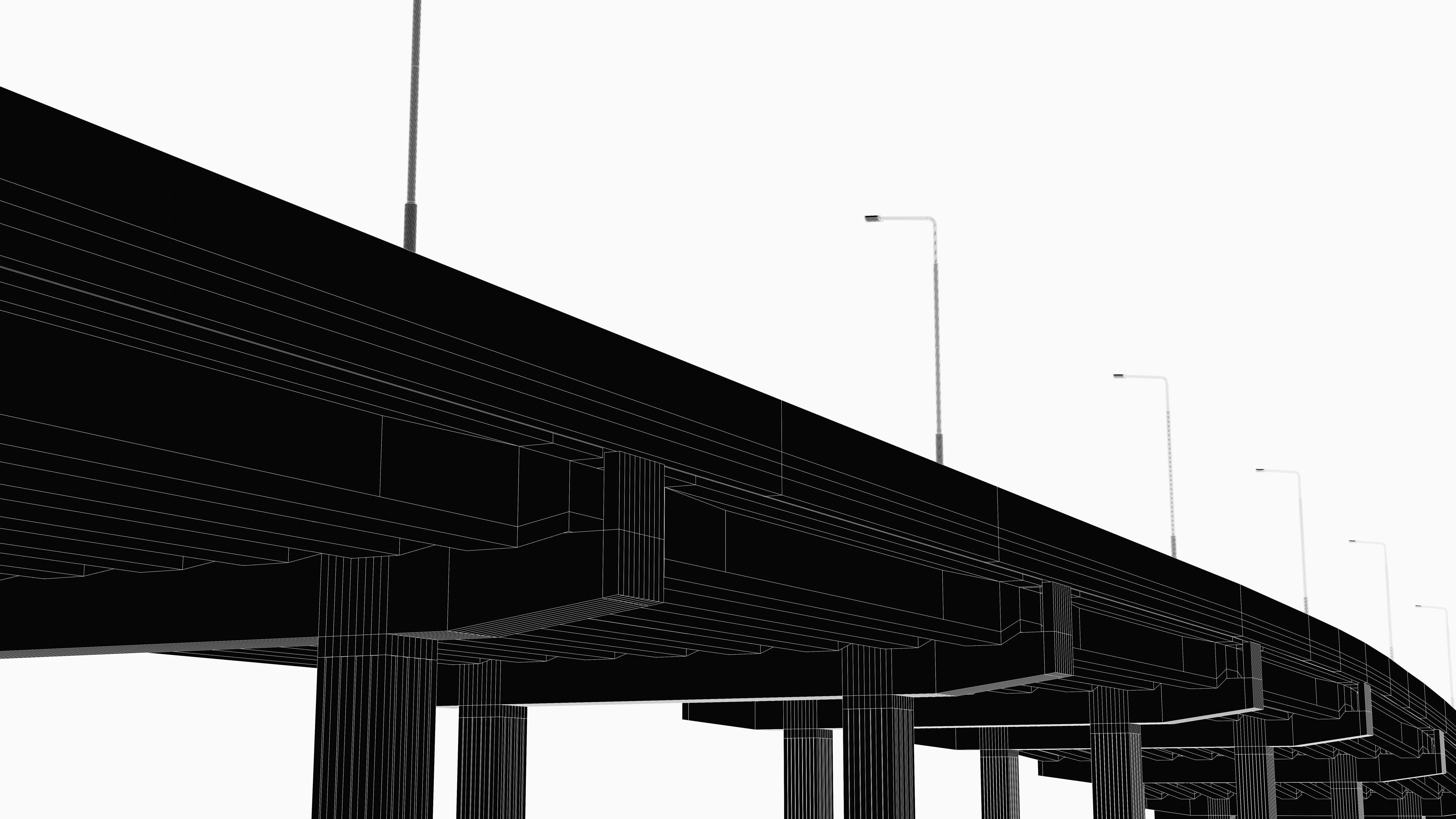 Roadway Bridge free 3D model | CGTrader