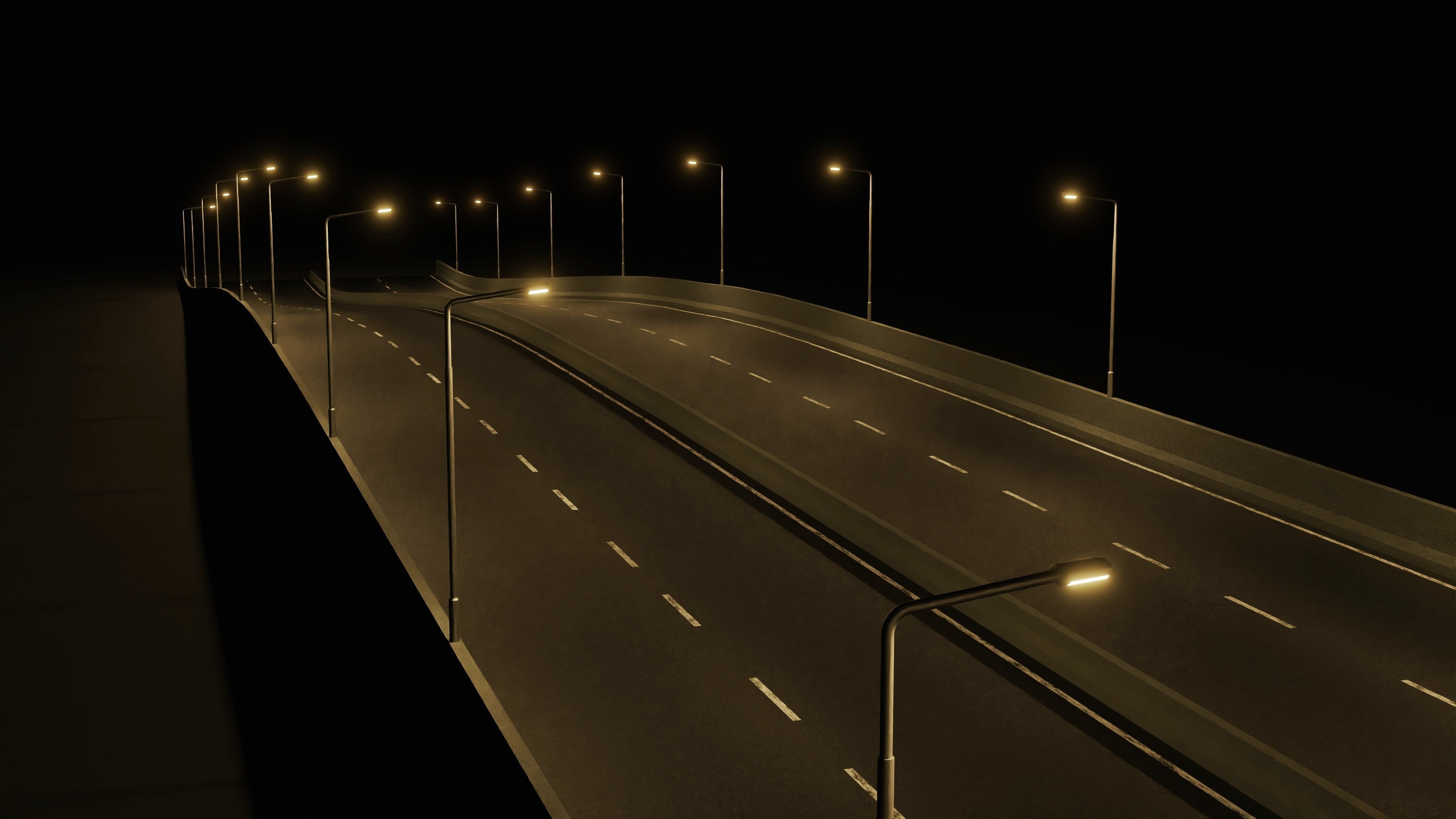 Roadway Bridge free 3D model | CGTrader