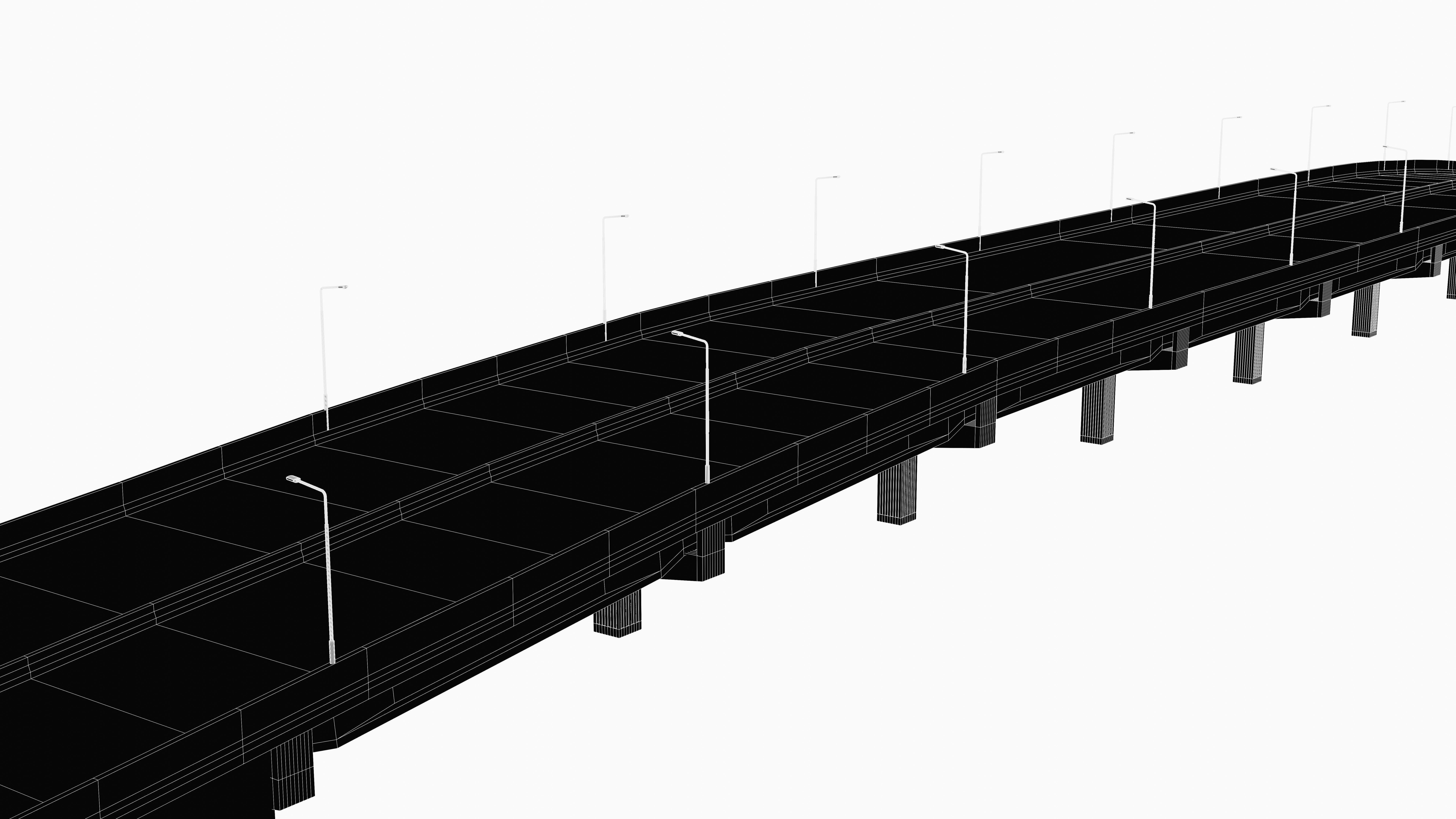 Roadway Bridge free 3D model | CGTrader