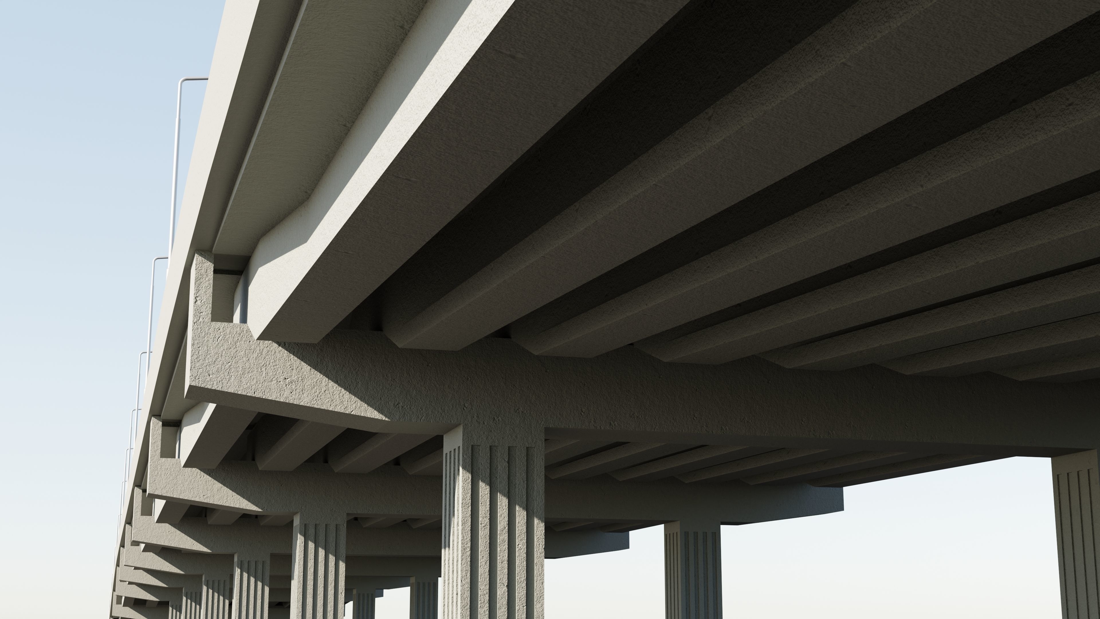 Roadway Bridge free 3D model | CGTrader