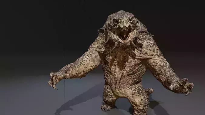 UDIM monster free 3D model rigged | CGTrader