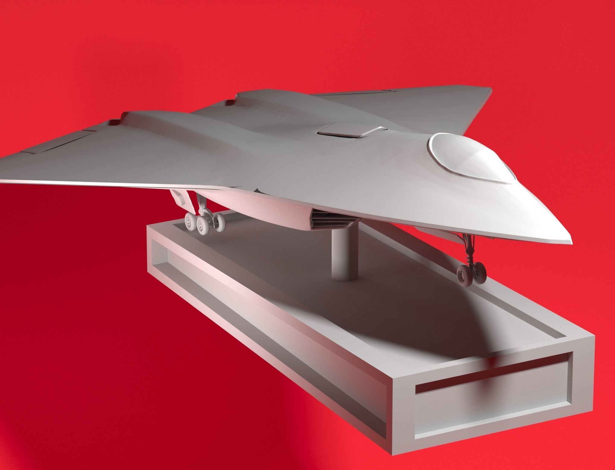 Ready-to-print 3d model of the jet 3D model 3D printable | CGTrader