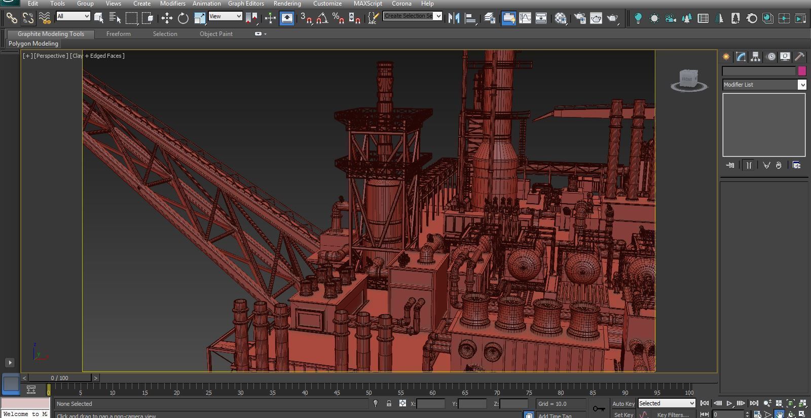 Solan oil platform 3D model | CGTrader
