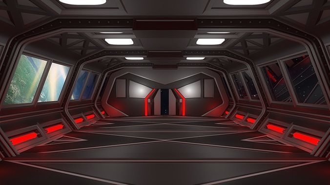 Sci Fi Room free 3D model | CGTrader