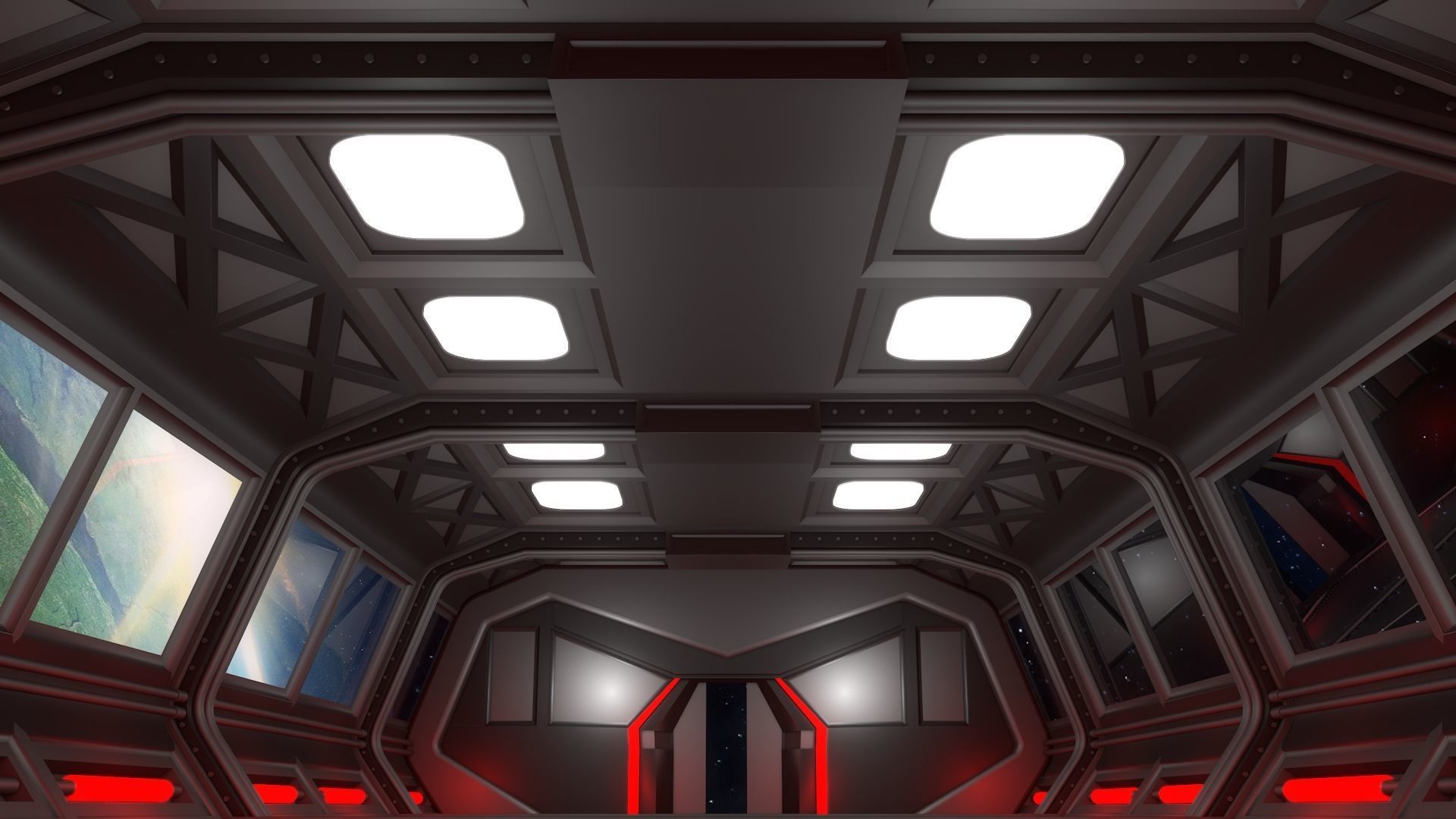 Sci Fi Room free 3D model | CGTrader