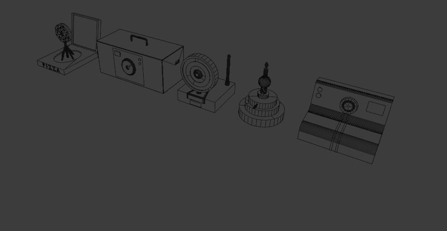 3D model 5X cameras VR / AR / low-poly | CGTrader