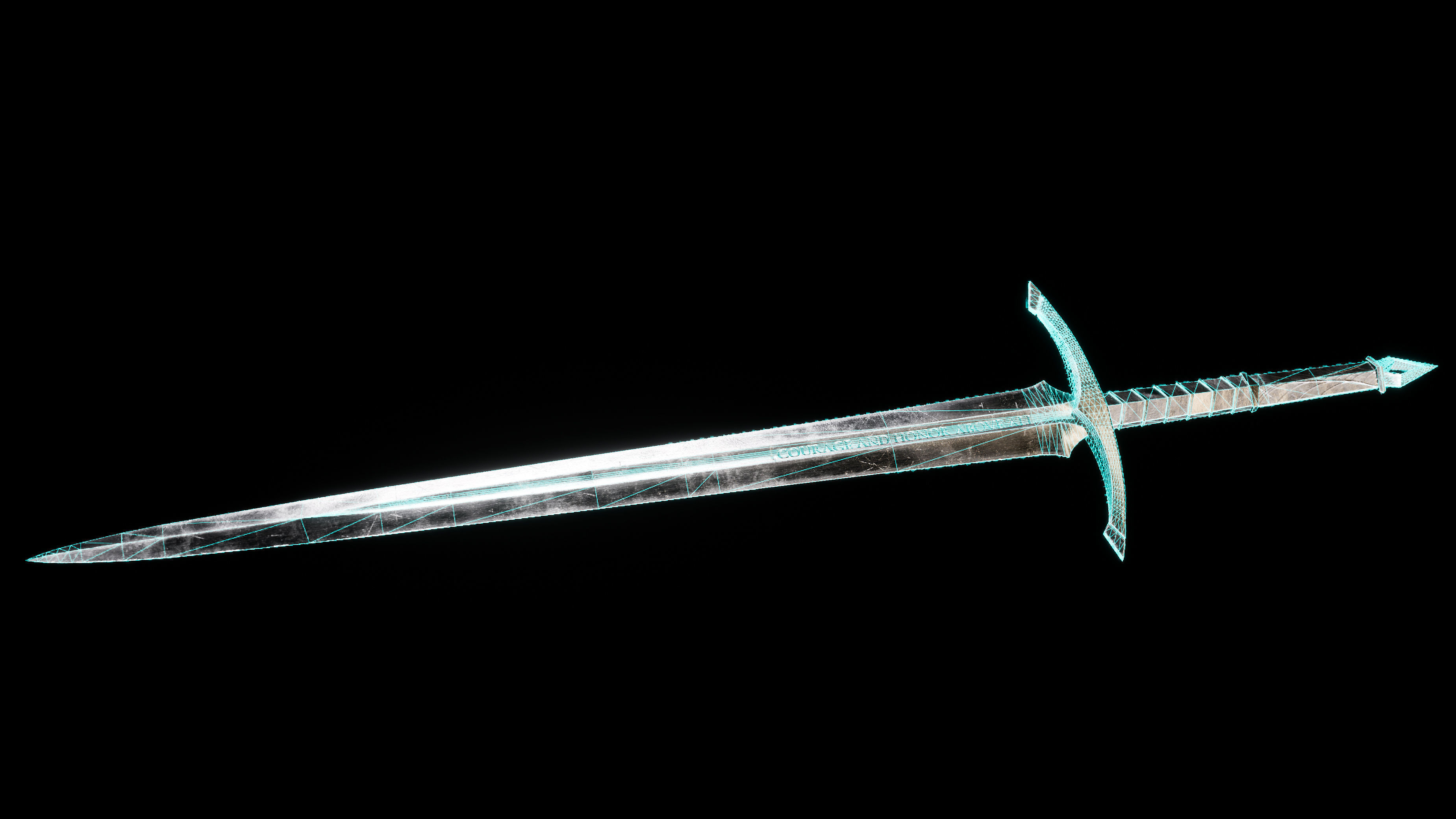 3D model Realistic Medieval Long Sword VR / AR / low-poly | CGTrader