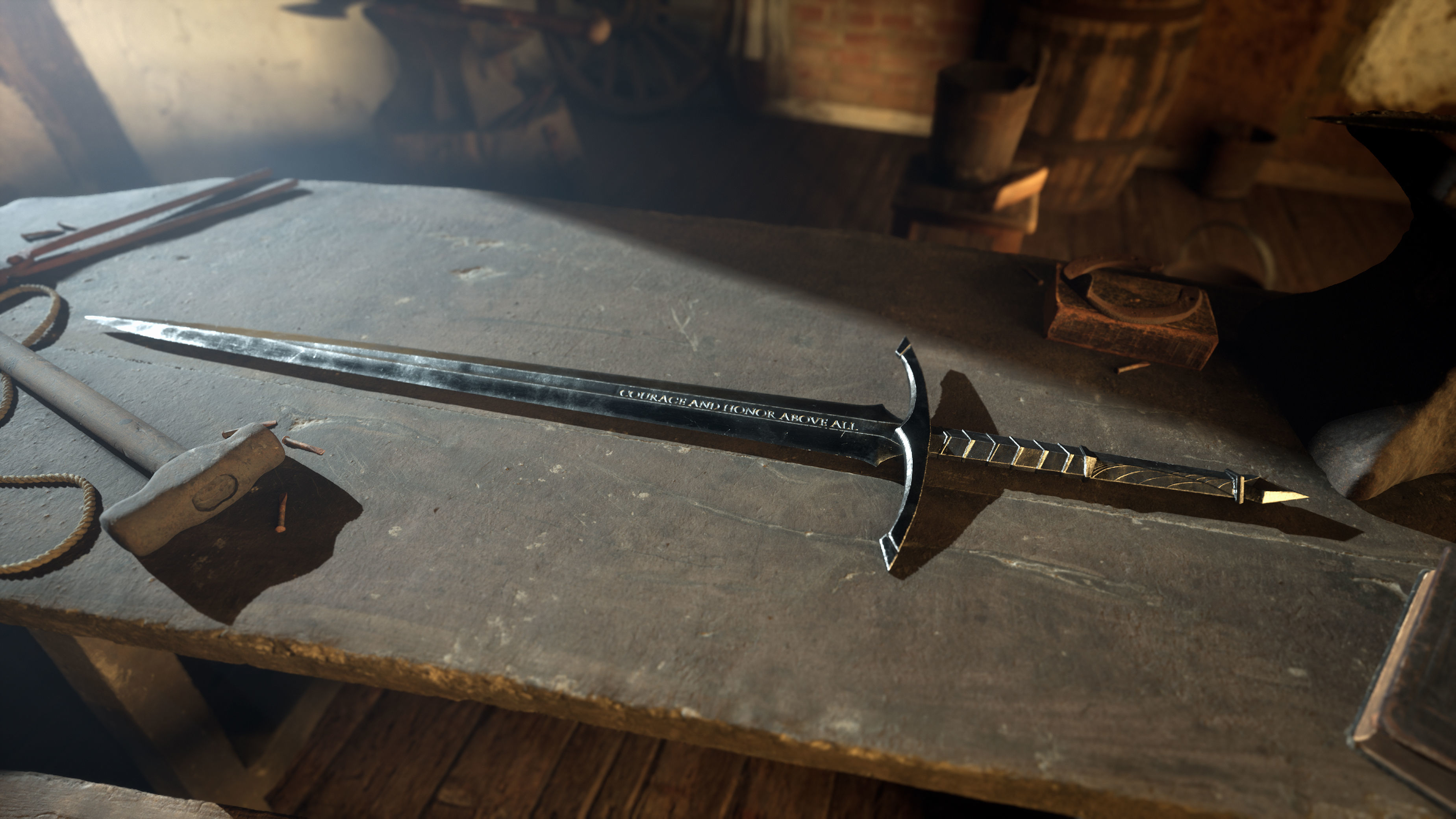 3D model Realistic Medieval Long Sword VR / AR / low-poly | CGTrader