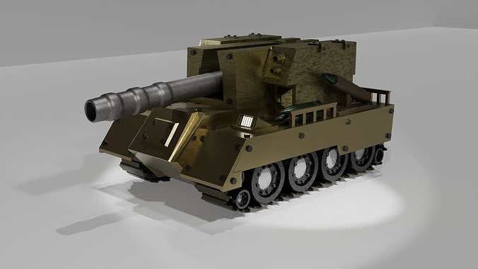 Battle Tank free 3D model animated | CGTrader
