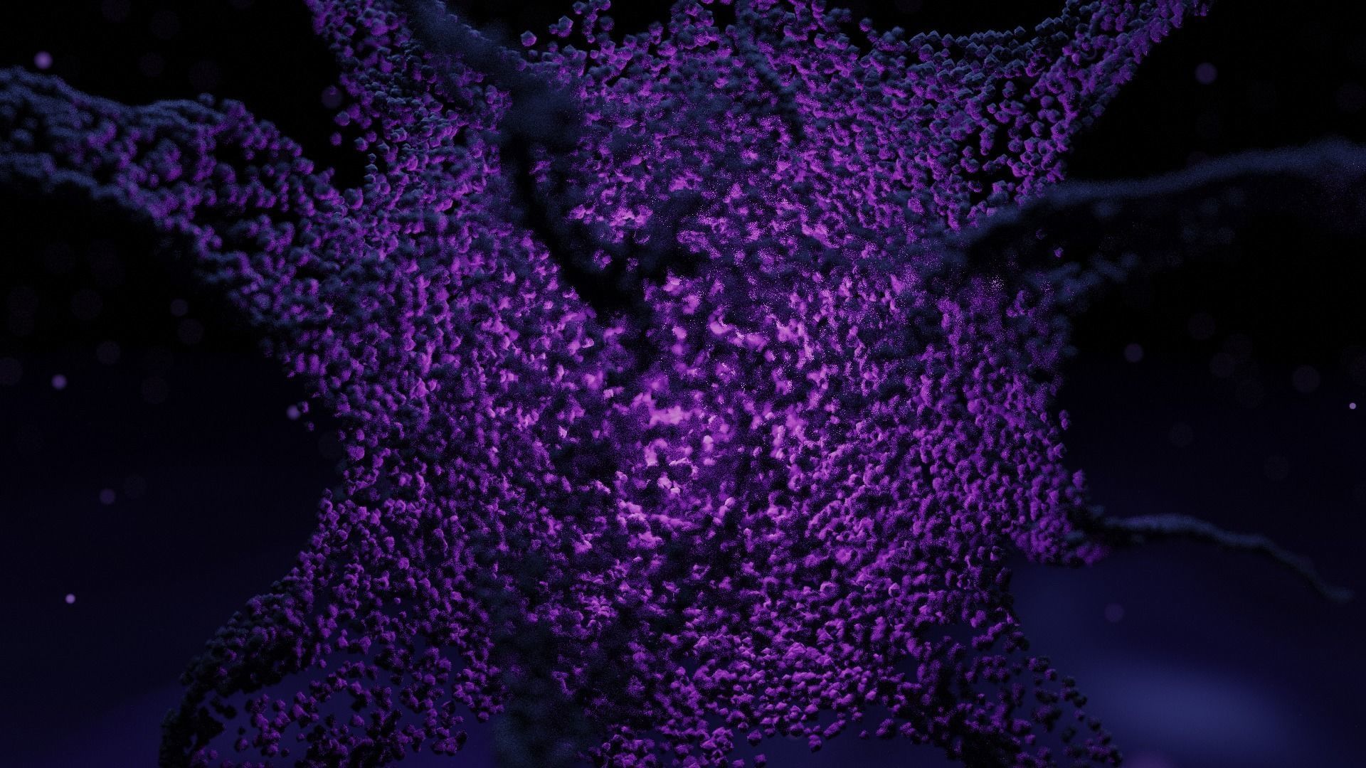 Particle Simulation Blender 3d Modeling 3d Model Animated Cgtrader