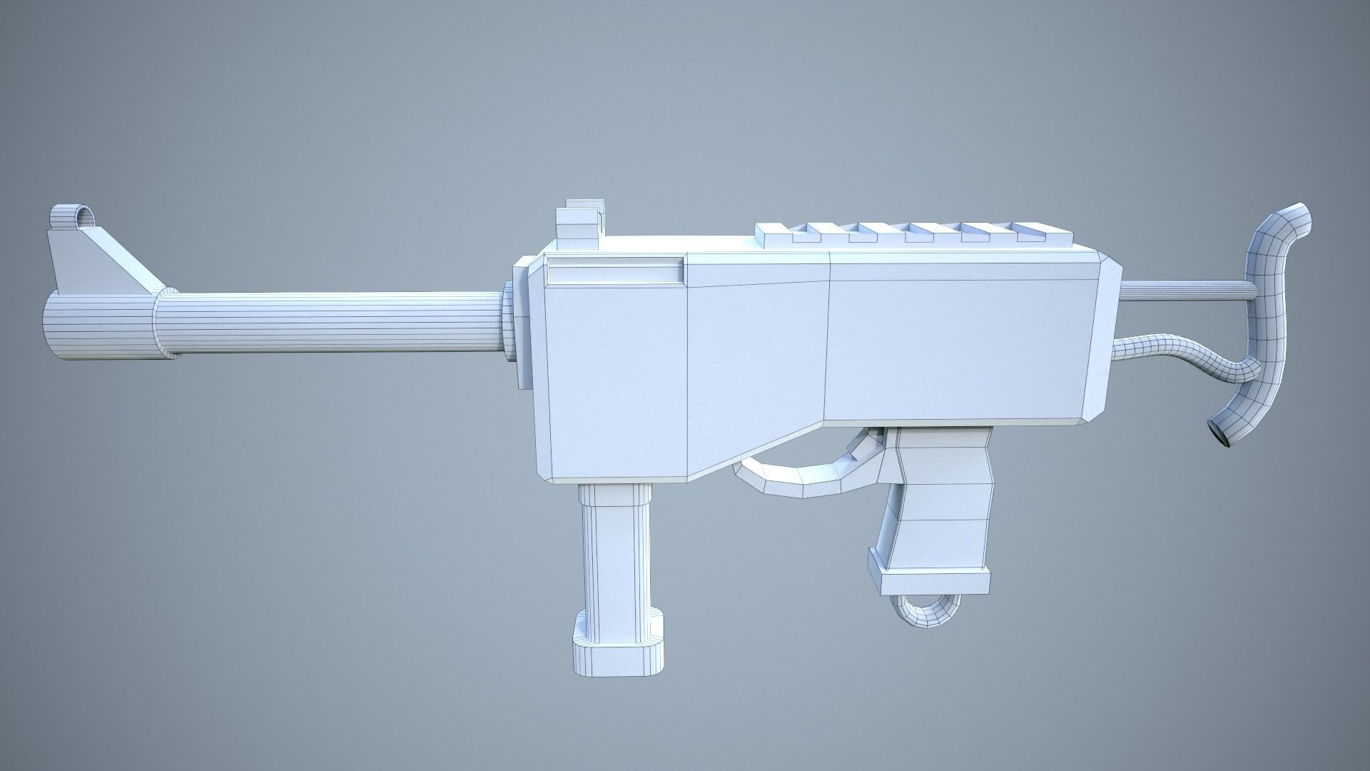 3D model Dirty Gun VR / AR / low-poly | CGTrader