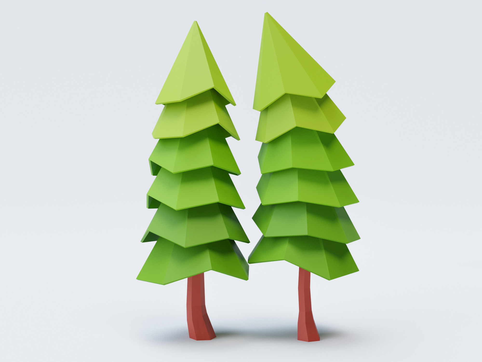 3D model Low Poly Tree Pack VR / AR / low-poly | CGTrader