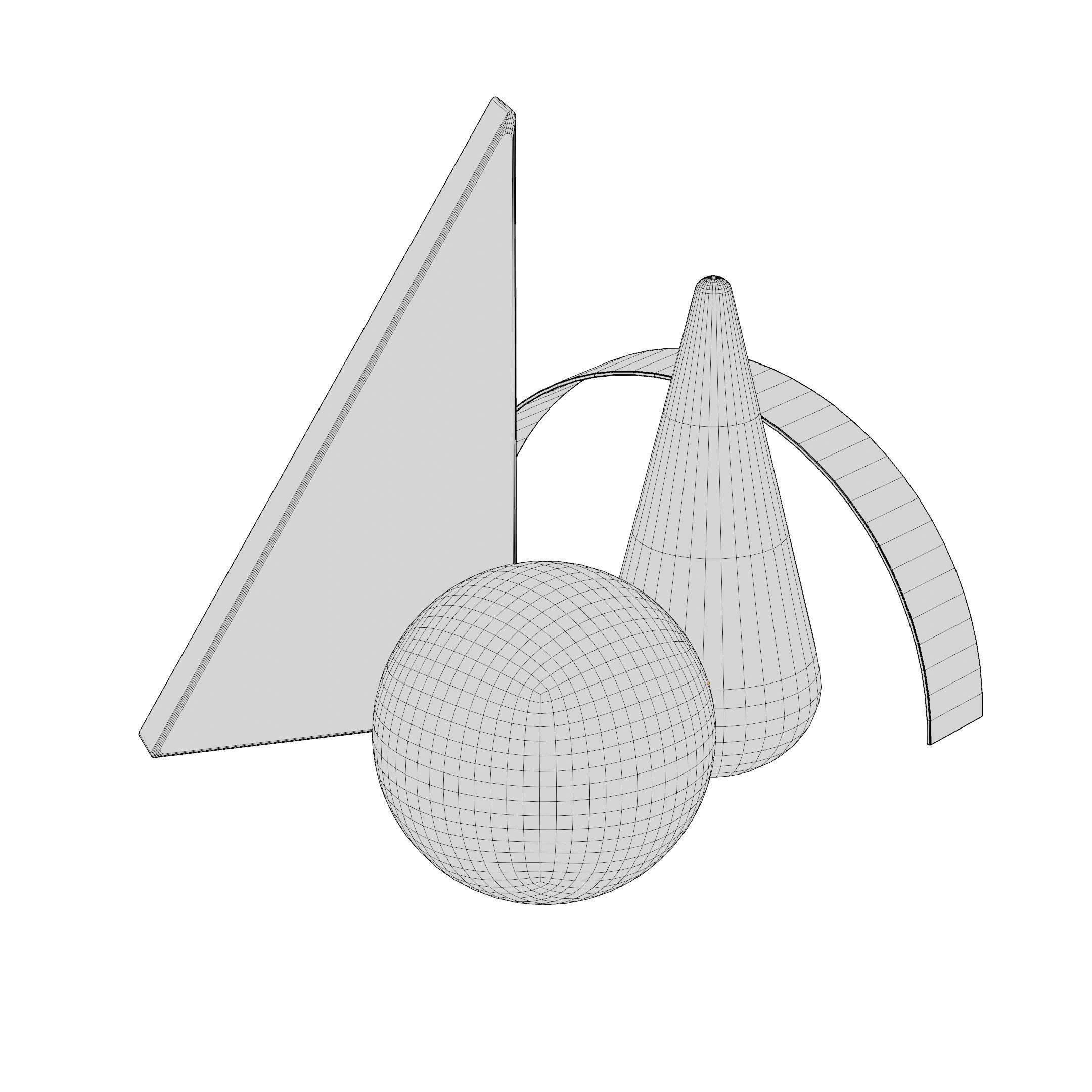 geometric figure set 3D model free 3D model | CGTrader