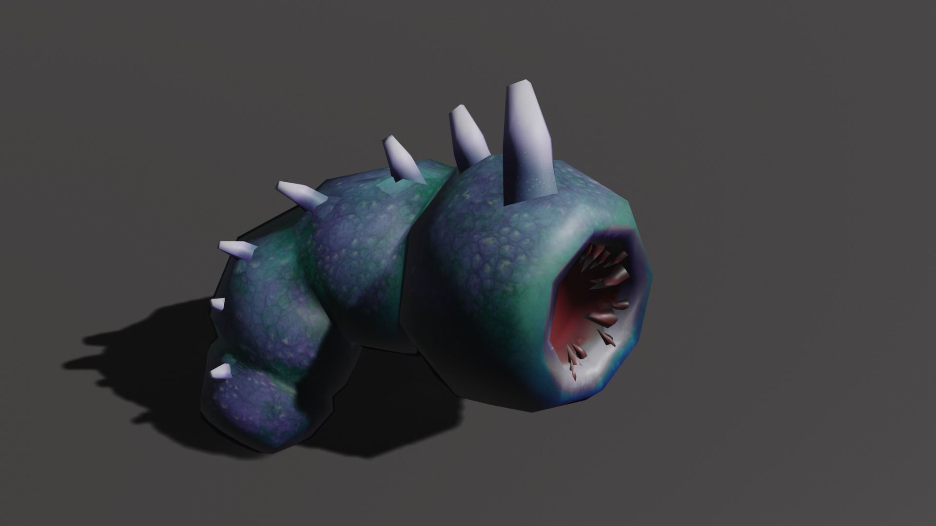3D model Low poly Abyss Worm VR / AR / low-poly | CGTrader