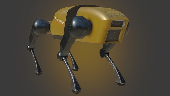 3D model Stylized RoboDog PBR game ready VR / AR / low-poly | CGTrader