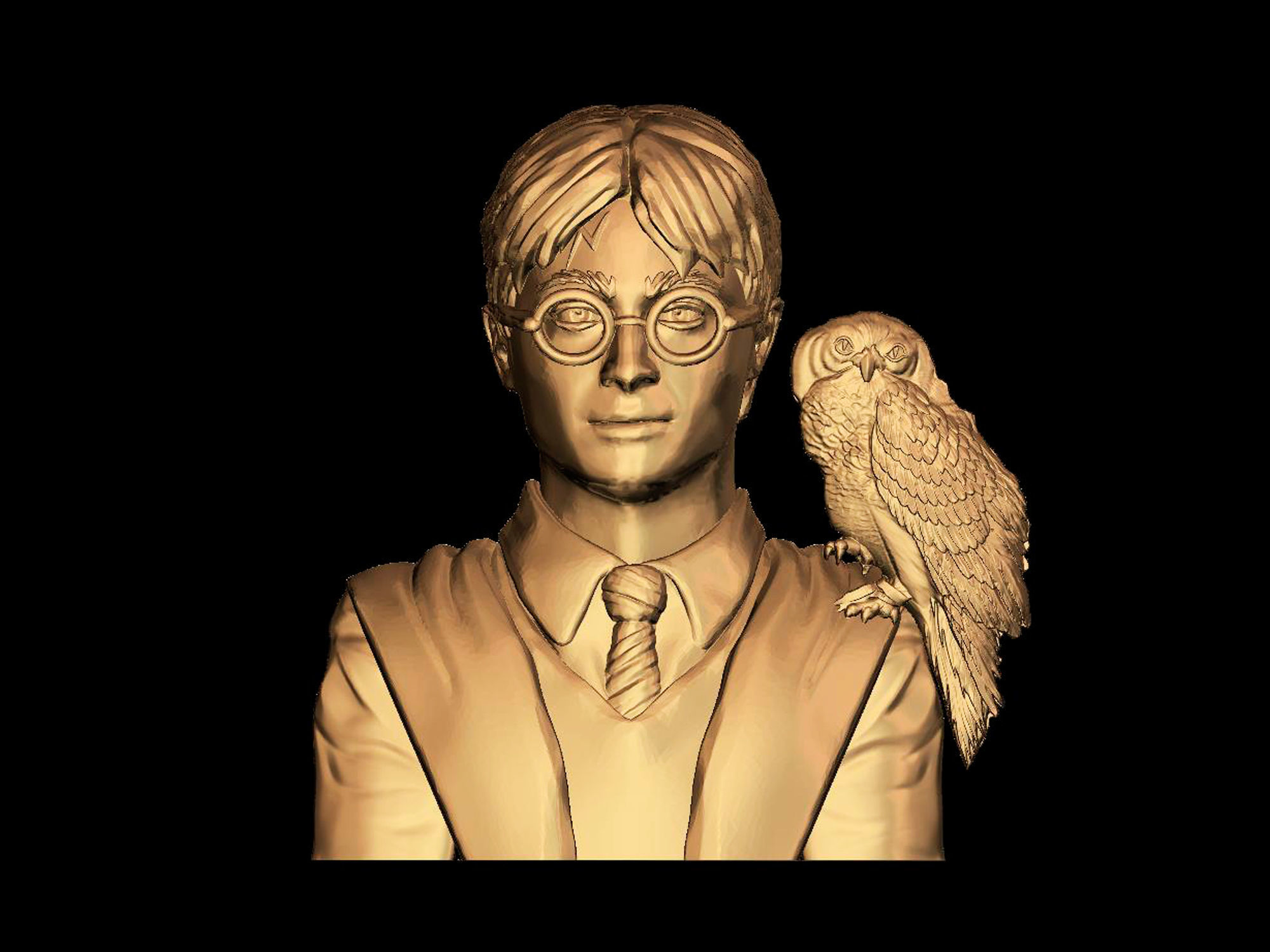 Harry Potter 3d model for cnc machines and 3d printers 3D model | CGTrader