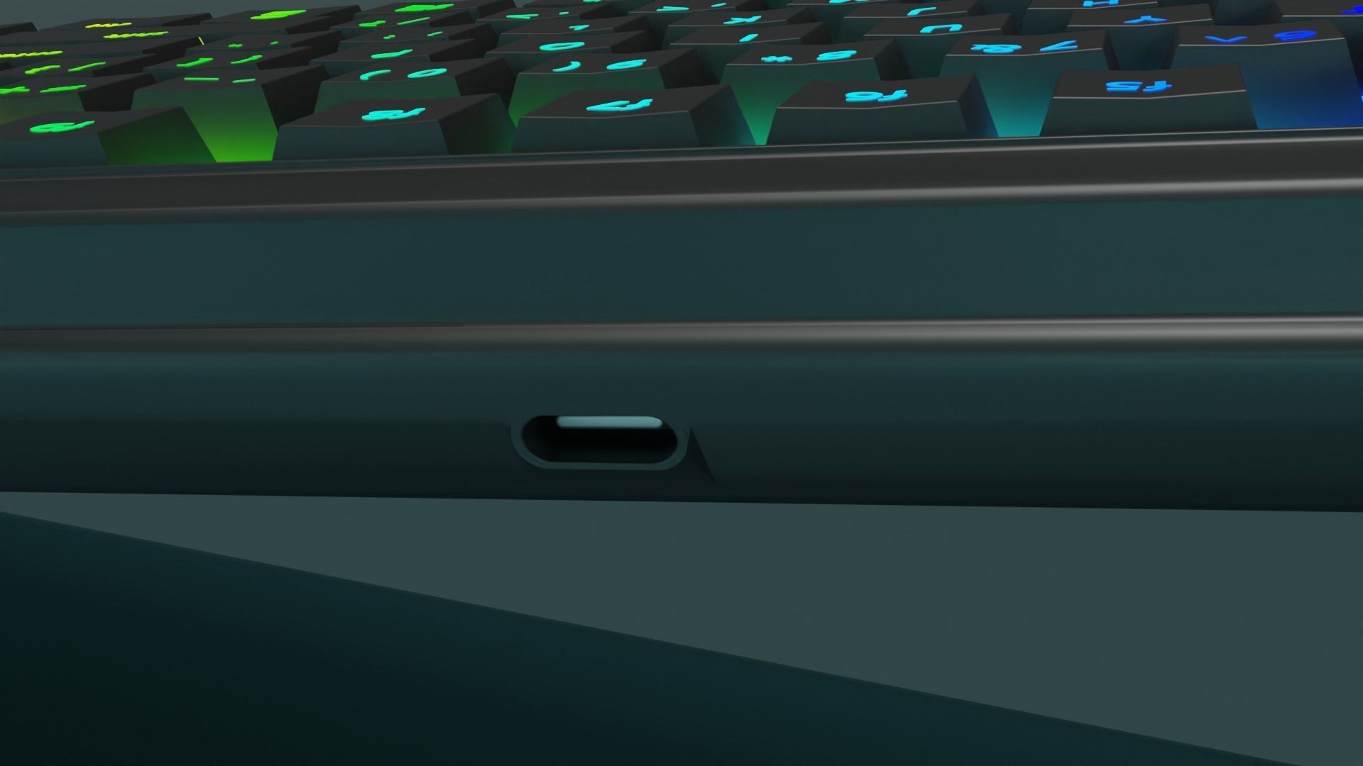 RGB Gaming Keyboard Cool 3d Model PC 3D model | CGTrader