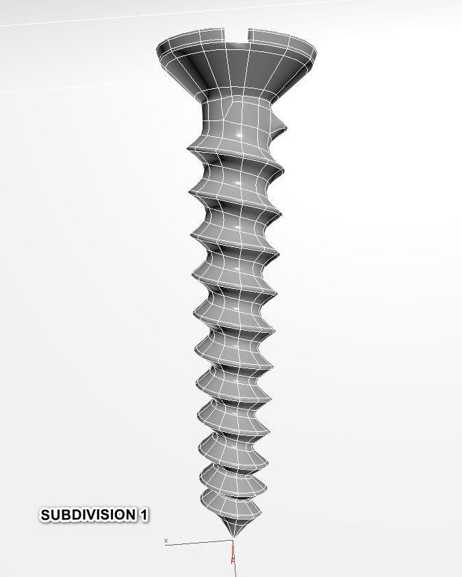 Screw 3D model | CGTrader