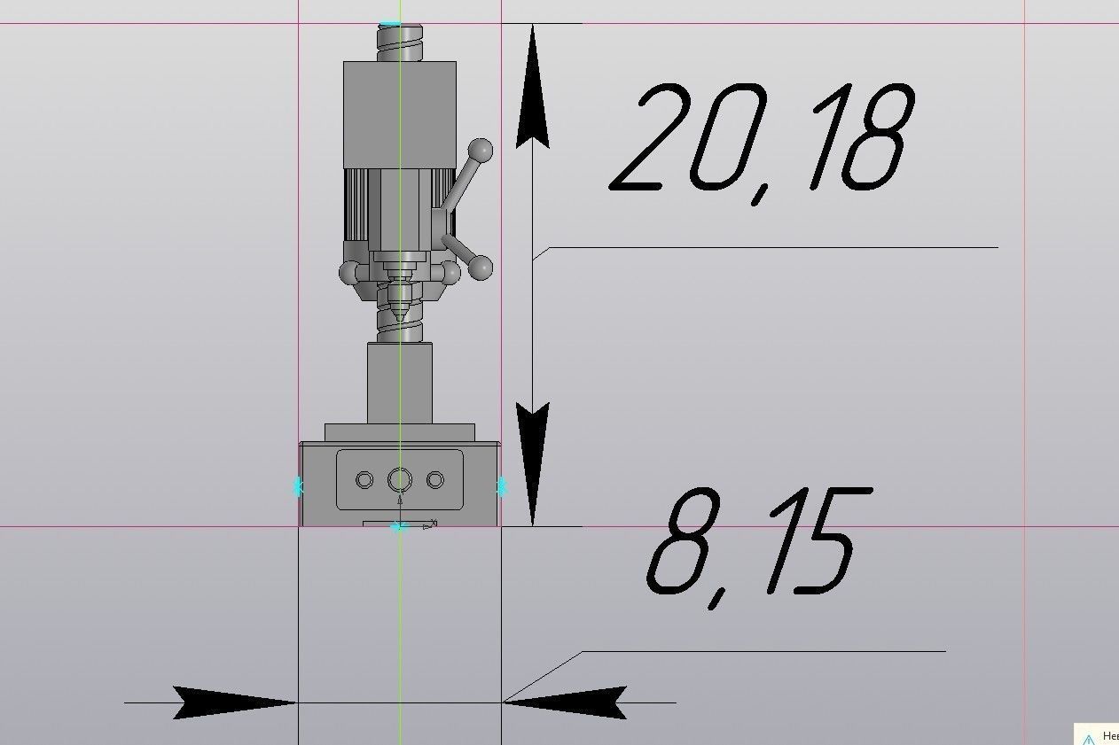 Drilling machine Scale model 1 43 3D model 3D printable | CGTrader