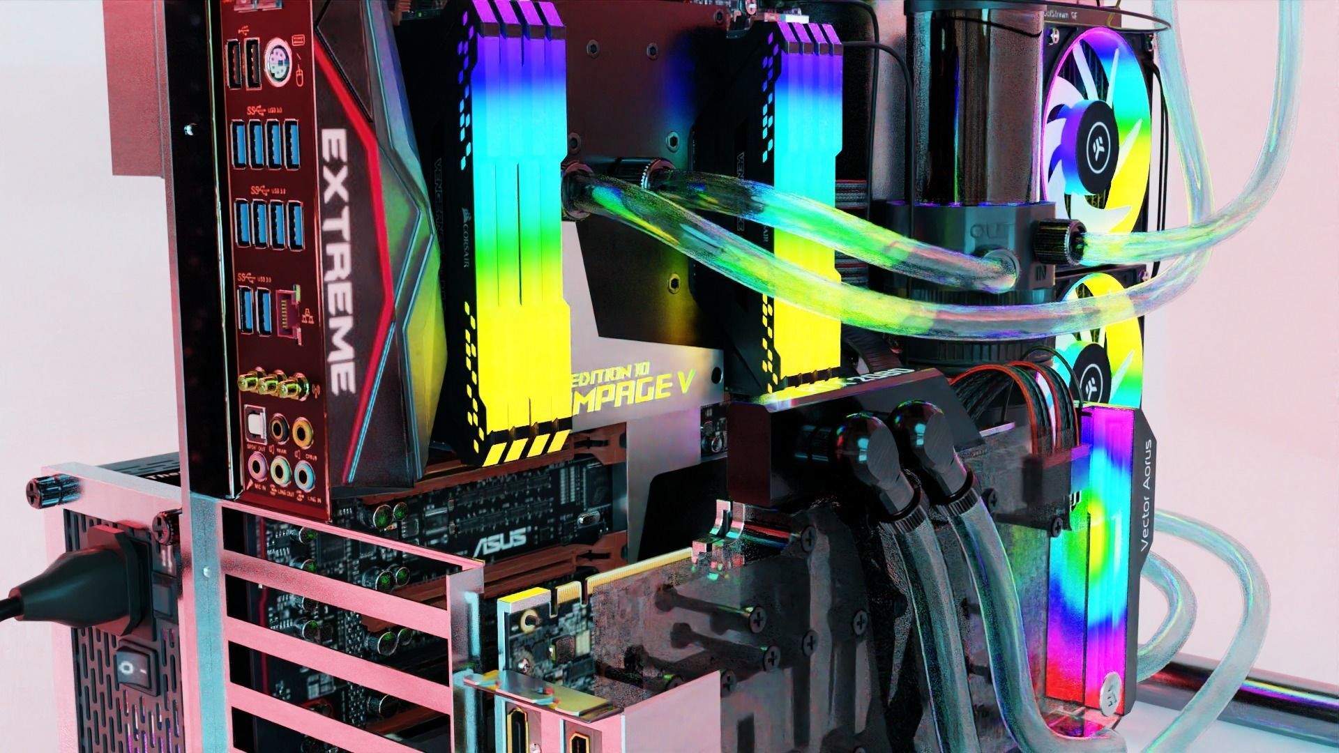 Raijintek Custom PC Watercooling 3D Model Animated 3D model animated ...