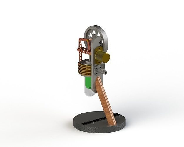 Sterline Engine 3D model | CGTrader