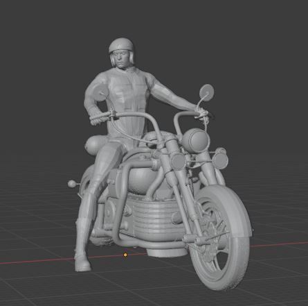 Bike Rider 3D model 3D printable | CGTrader