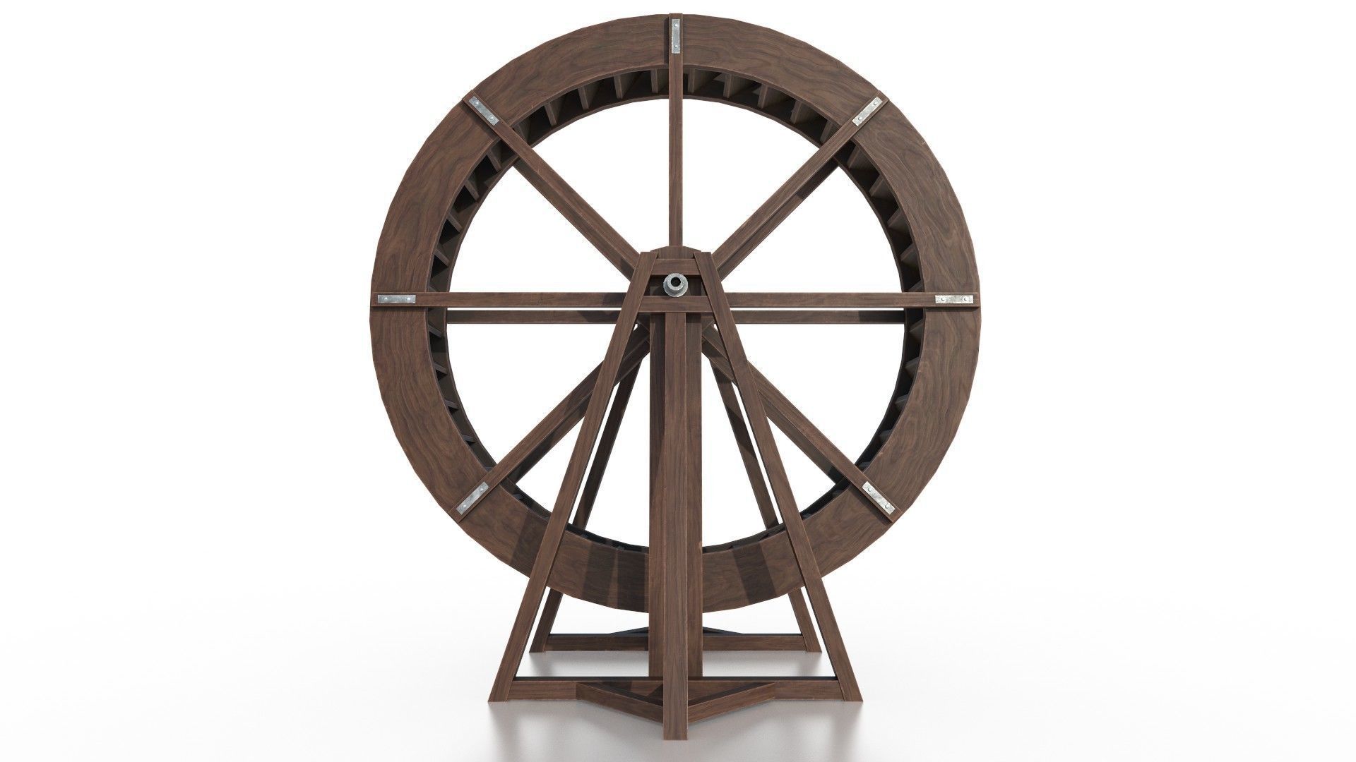3D model Medieval Water Wheel VR / AR / low-poly | CGTrader