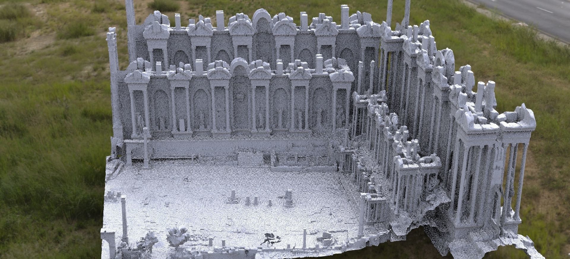 Athens Greek Arena Ruin 3D model | CGTrader