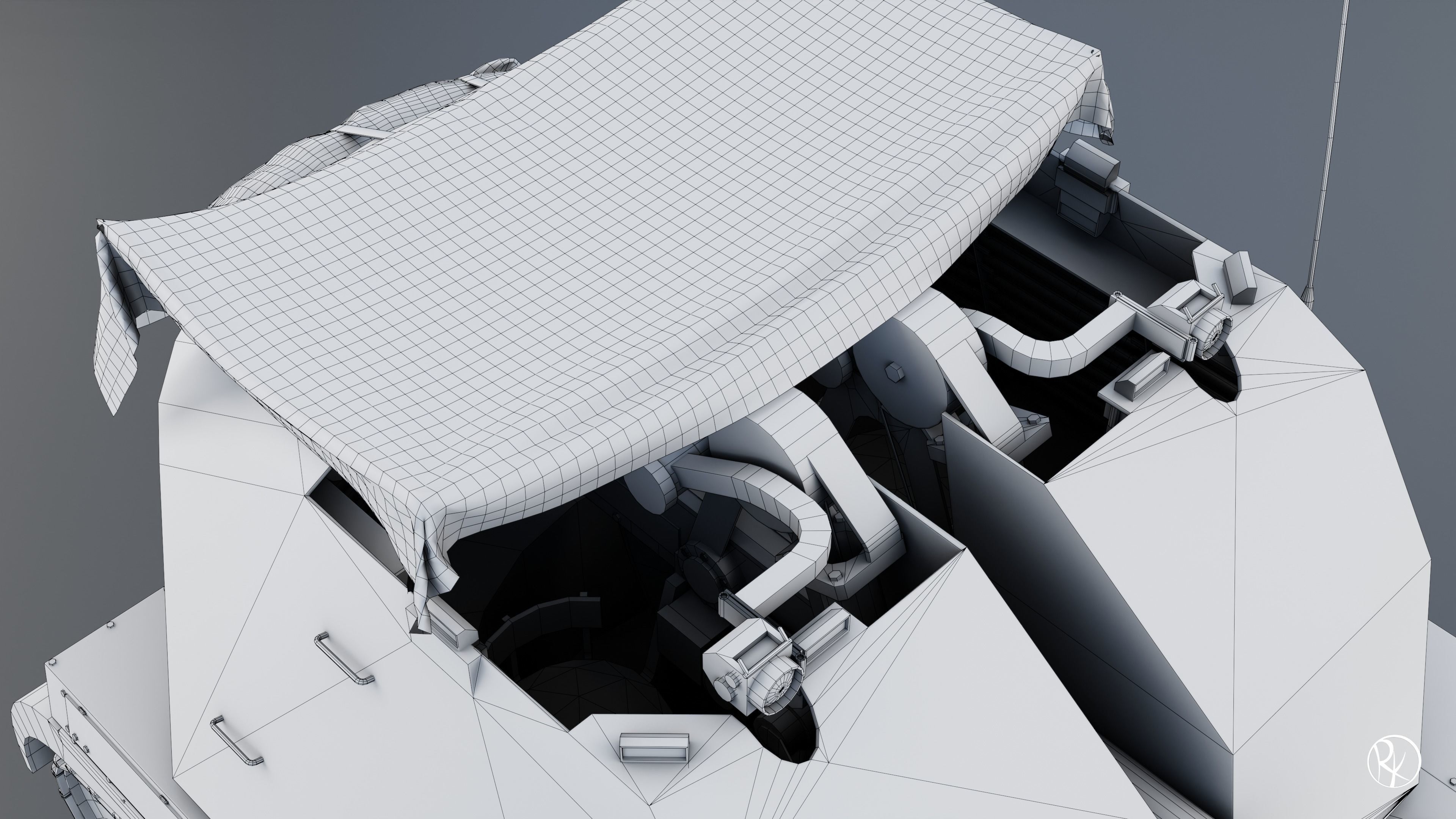 AMX-13 DCA 40 PBR Model 3D model | CGTrader