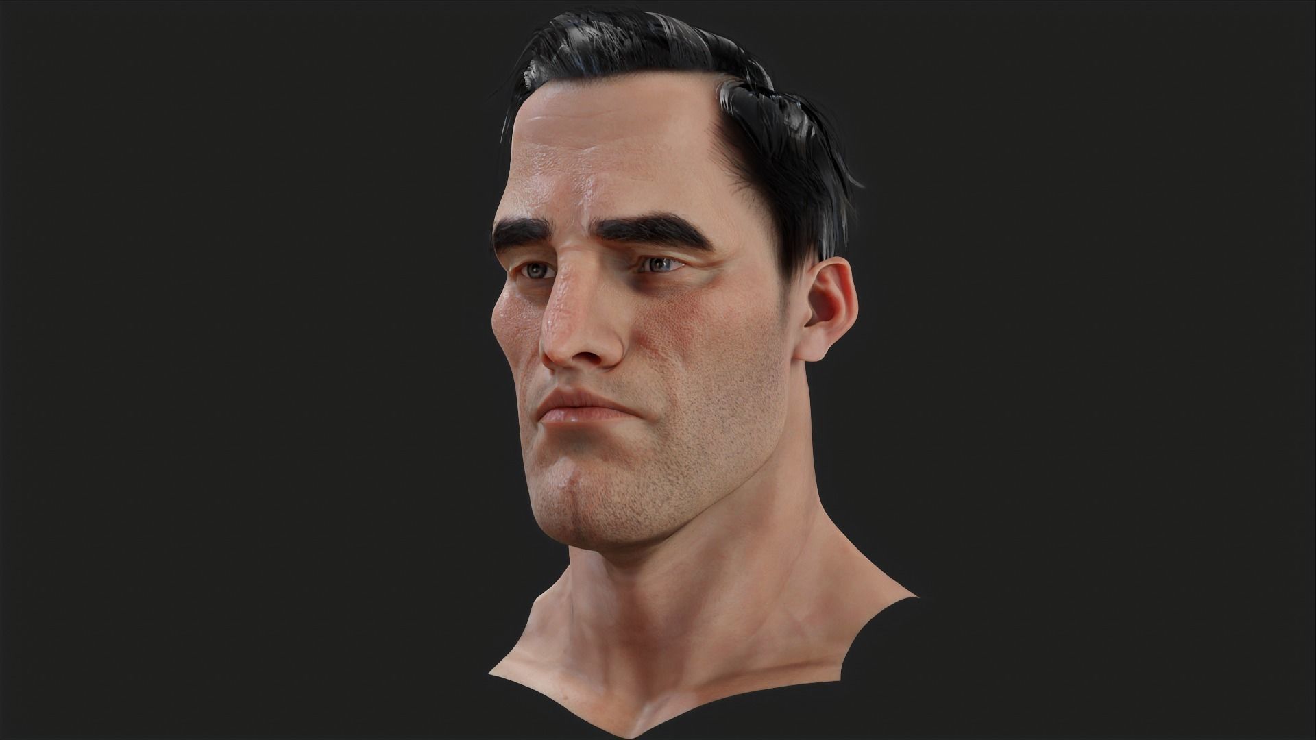 3D model Jason Realistic model of male head VR / AR / low-poly | CGTrader