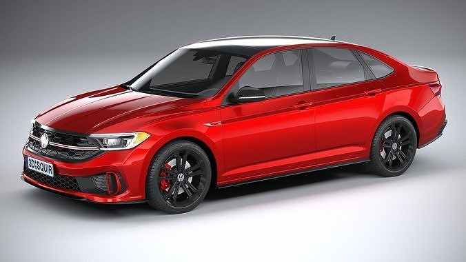 Volkswagen Jetta GLI 2022 3D model | CGTrader