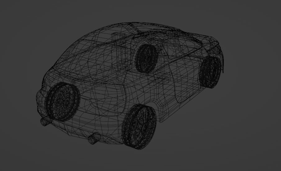 3D model Audi A1 Quattro Low Poly VR / AR / low-poly | CGTrader