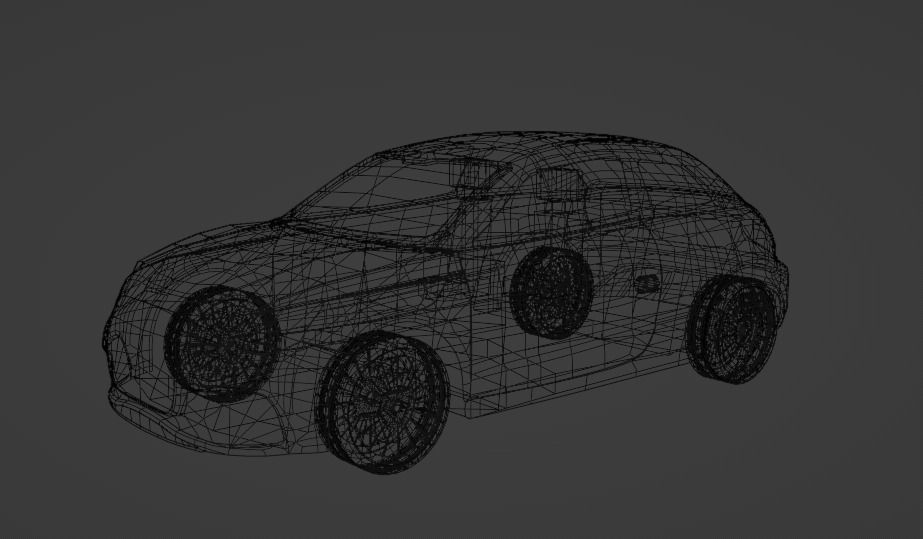 3D model Audi A1 Quattro Low Poly VR / AR / low-poly | CGTrader