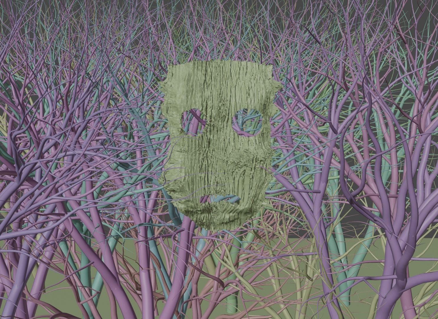 Wooden fear free 3D model | CGTrader