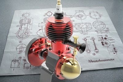 Model gas engine free 3D model | CGTrader