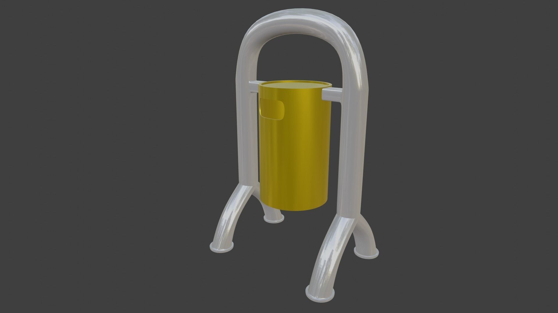 Animated Trash Can free 3D model animated | CGTrader